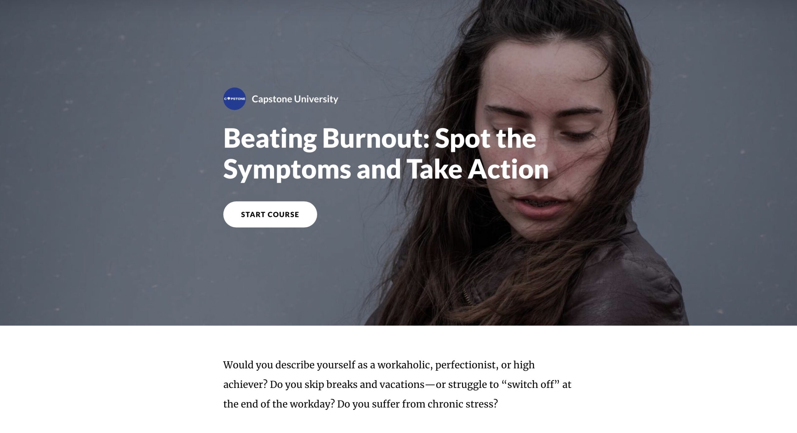 Beating Burnout: Spot the Symptoms and Take Action - Capstone University